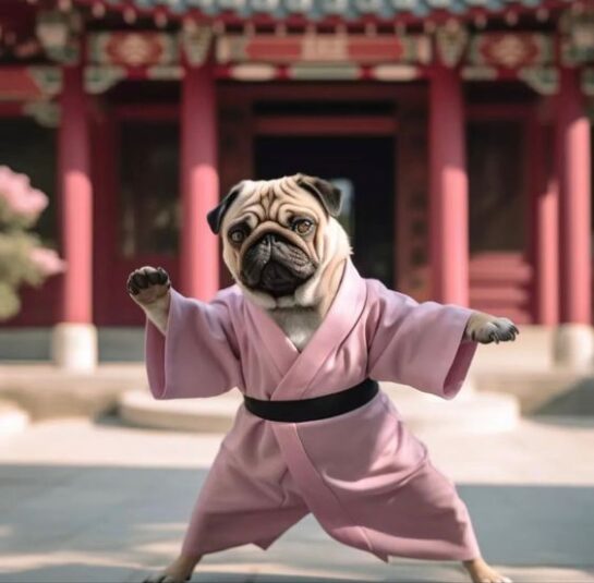 OMG, Did My Dog Just Learn Kung Fu?! (These AI Pics Are PAWsome!)