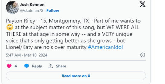 Payton Riley's Emotional American Idol Audition Leaves Fans in Tears