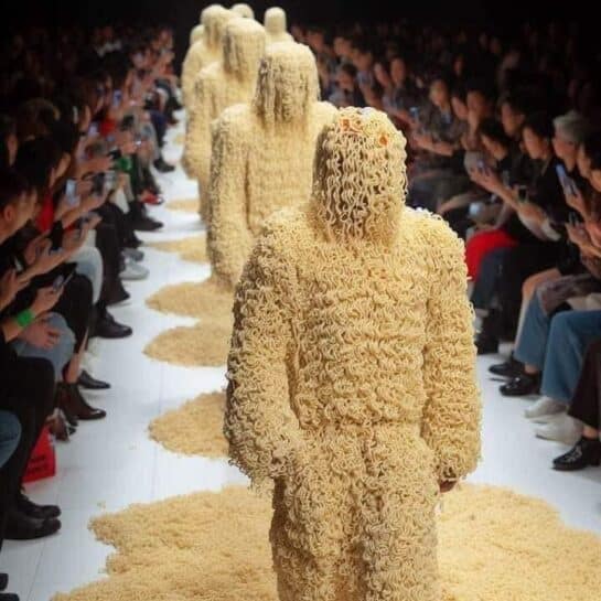 Fashion or Madness? Noodle Models Fashion Show (20 New Pic)