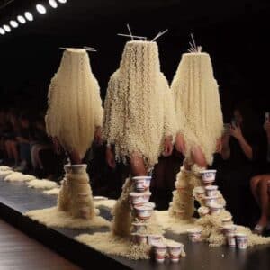 Fashion or Madness? Noodle Models Fashion Show (20 New Pic)