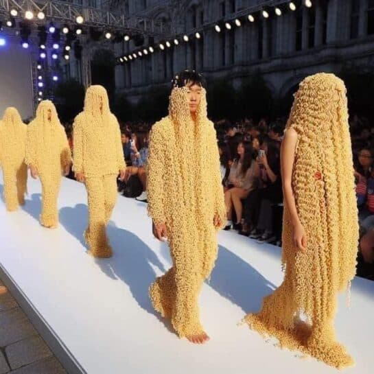 Fashion or Madness? Noodle Models Fashion Show (20 New Pic)