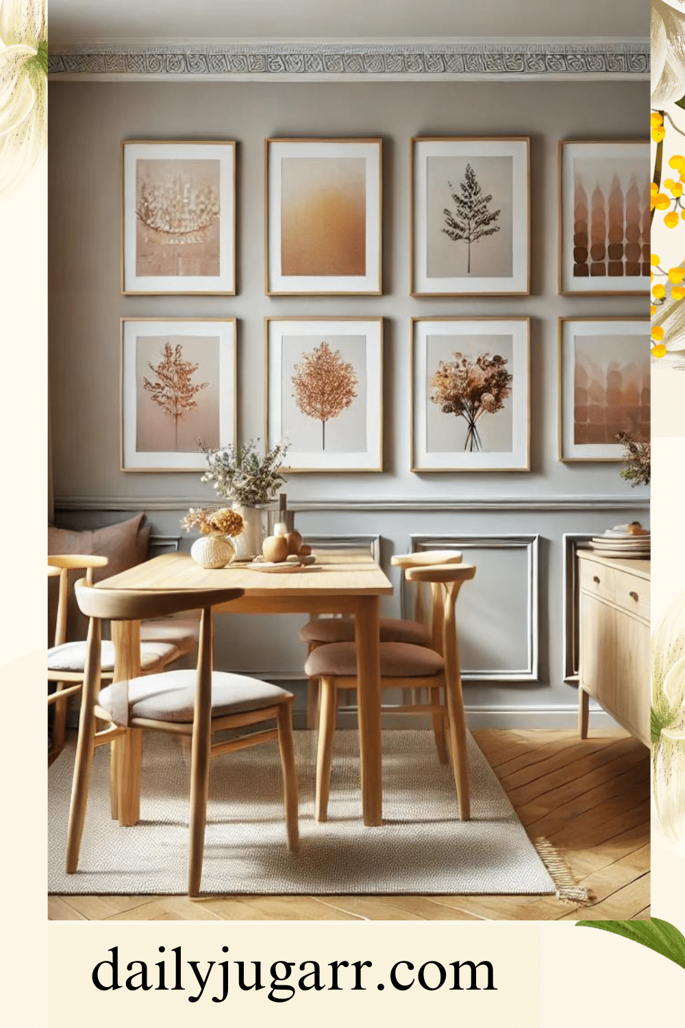 Transform Your Small Dining Room With Stunning Wall Art