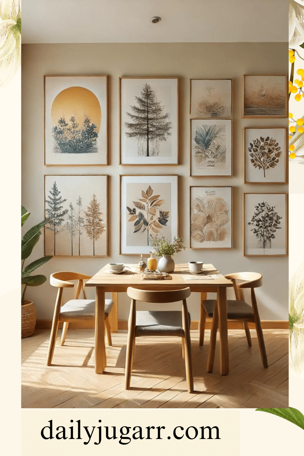 Transform Your Small Dining Room With Stunning Wall Art