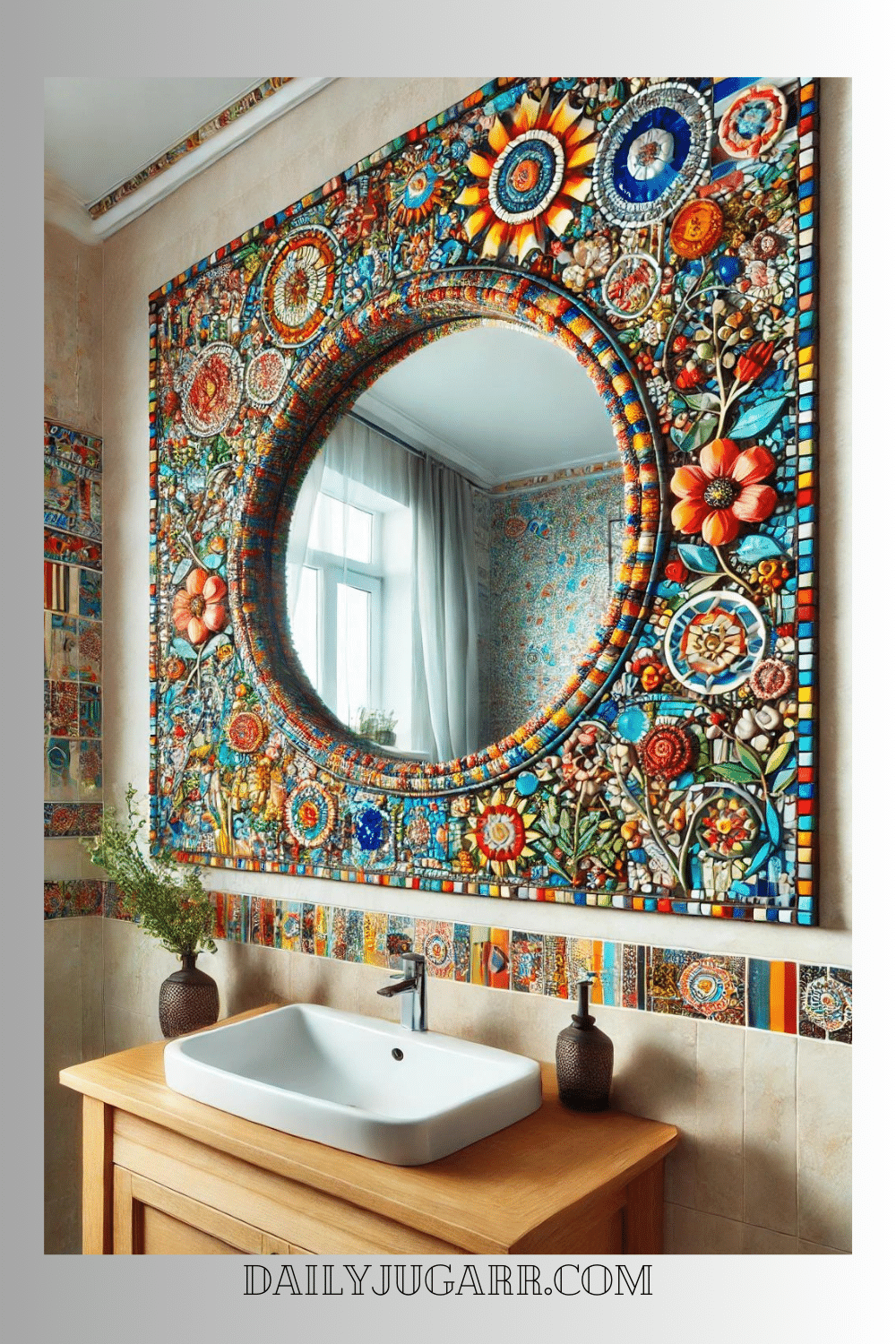 Unique Small Mirror Wall Decor Ideas For A Fresh Bathroom Look