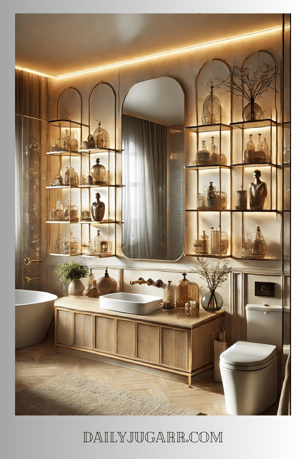 Unique Small Mirror Wall Decor Ideas For A Fresh Bathroom Look