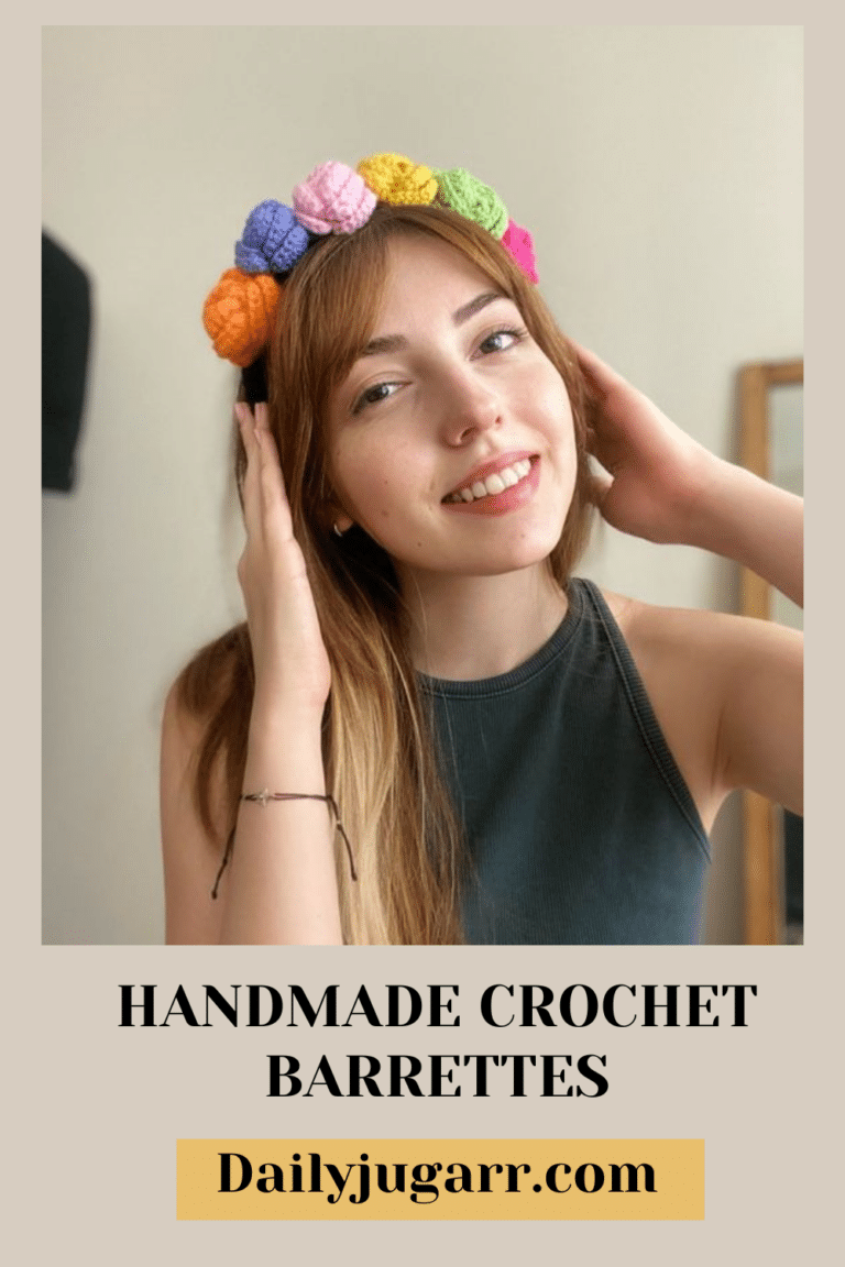 Unique and Stylish, Handmade Crochet Hair Accessories