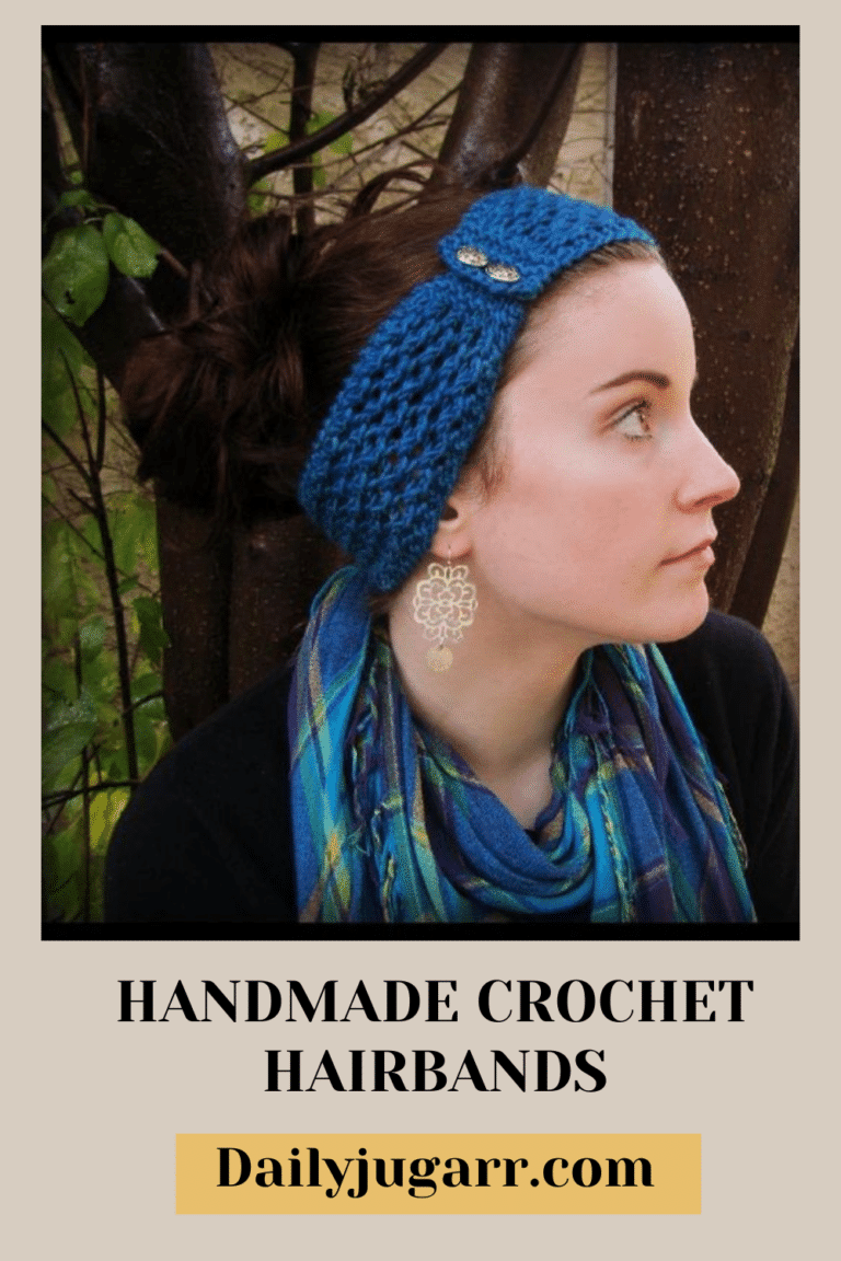 Unique and Stylish, Handmade Crochet Hair Accessories