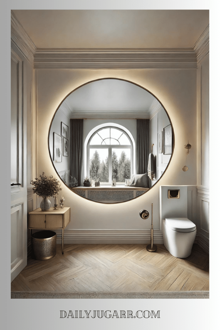 Unique Small Mirror Wall Decor Ideas For A Fresh Bathroom Look
